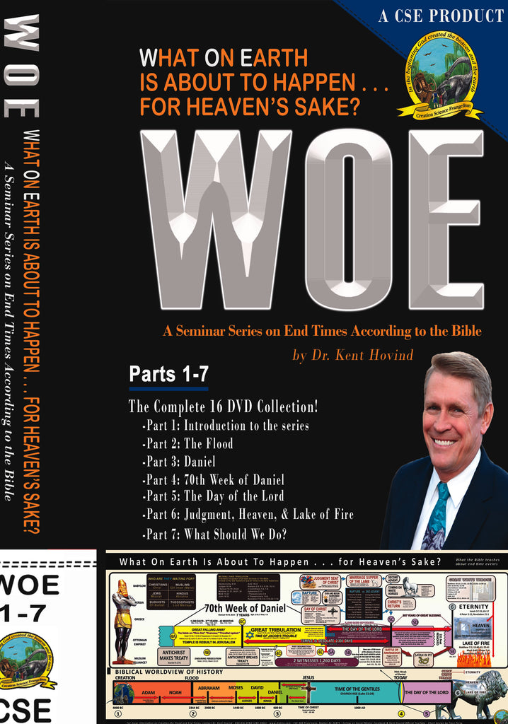 WOE DVD Series Complete Set 1-7 — Biblical Creation Bookstore